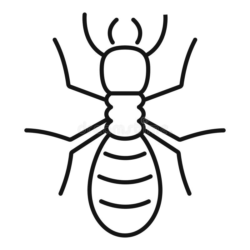 Termite Insect Spreading Its Legs and Waving Its Antennae Stock ...