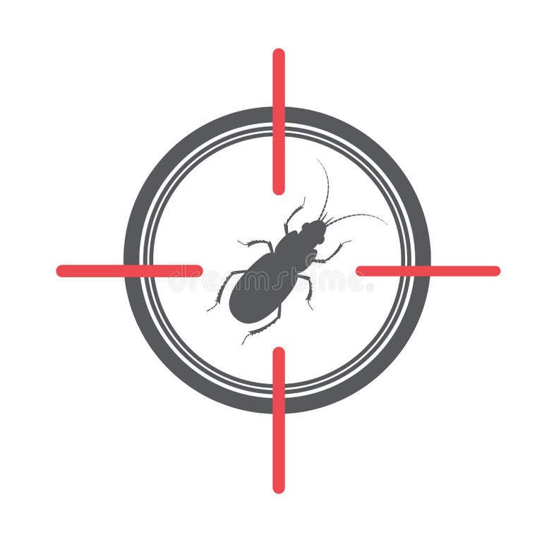Termite on Target stock vector. Illustration of accurate - 94294594