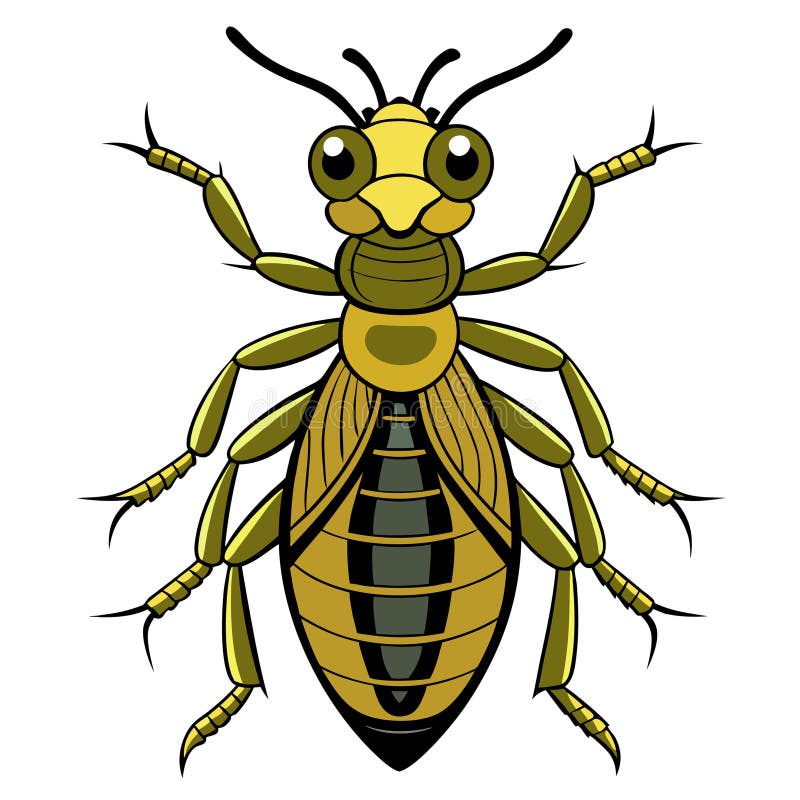 Termite Threat: Vector Illustrations of Wood-Destroying Insects Stock ...