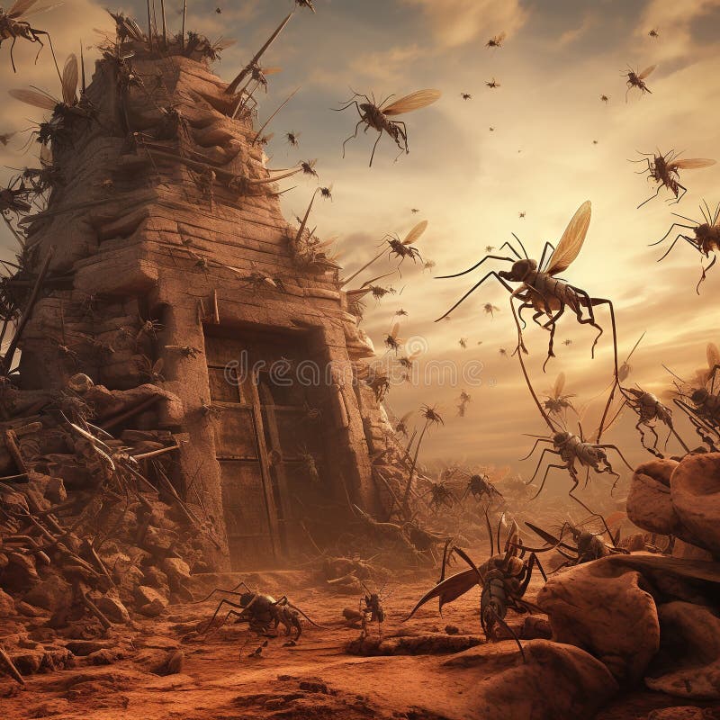 Ai Generated Illustration Wildlife Concept of Termites and Flying Ants ...
