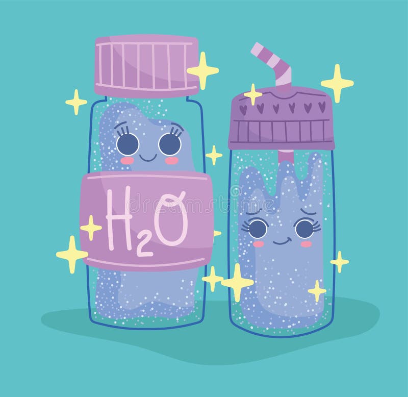 Termo botella de agua ilustración del vector. Ilustración de termos ...