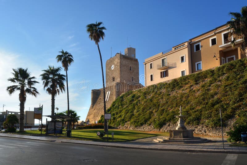 Termoli, Molise, Italy -08-29-2022- the Swabian Castle Editorial Stock ...