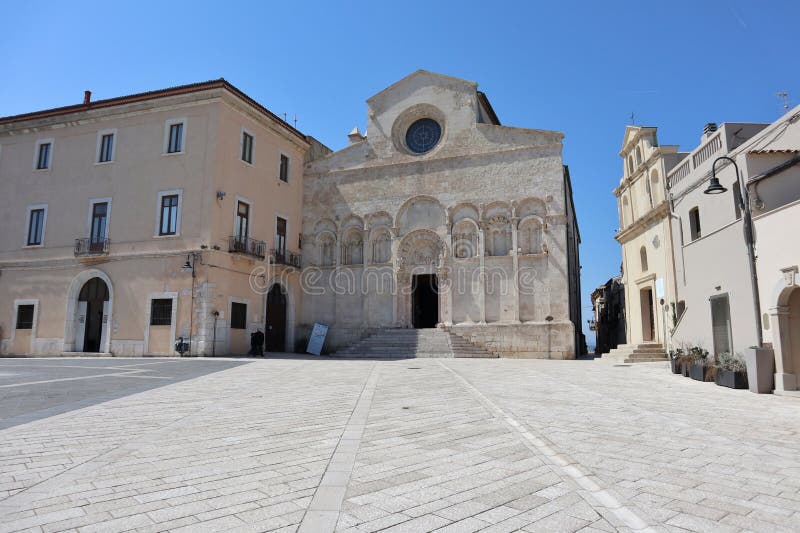 Termoli - Piazza Duomo stock image. Image of center - 315580647