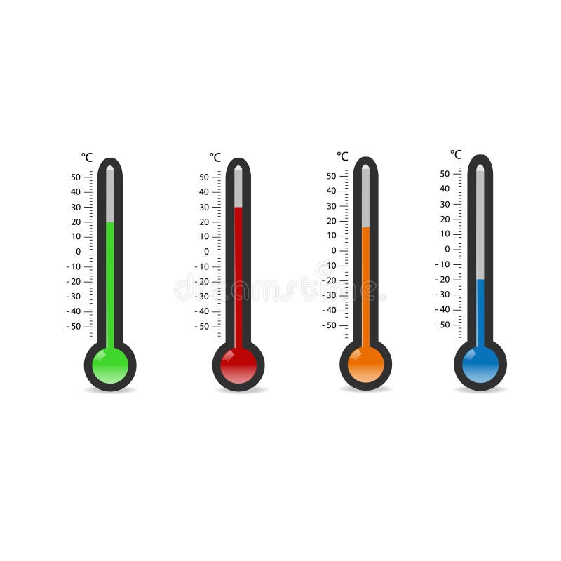 Termometri illustrazione vettoriale. Illustrazione di grado - 41921006