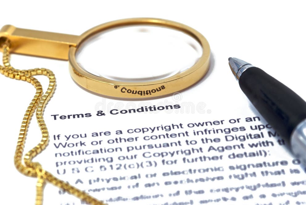 Terms and Conditions stock photo. Image of conditions - 8713192