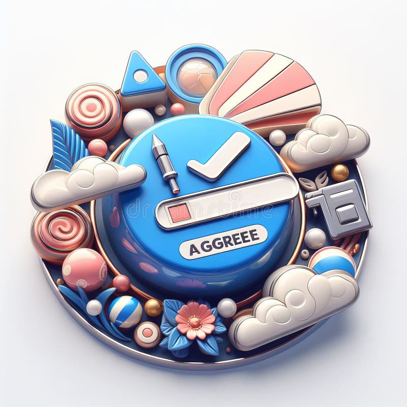 Terms of Service Agreement Checkbox with Link a Checkbox Wit a Stock ...