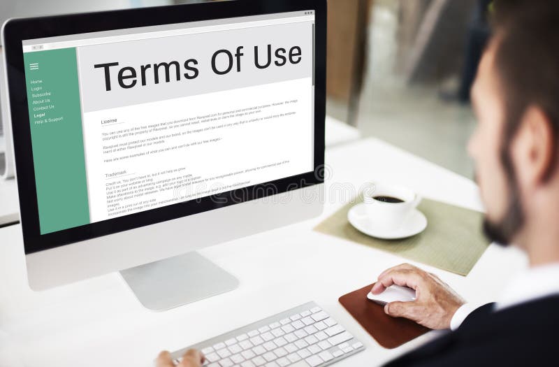 Terms of Use Conditions Rule Policy Regulation Concept Stock Photo ...
