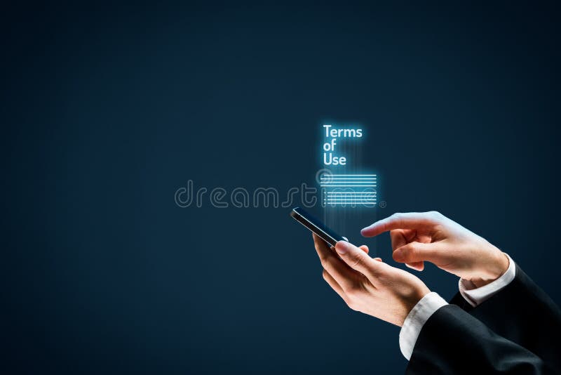 Terms of use stock image. Image of condition, programming - 135900455