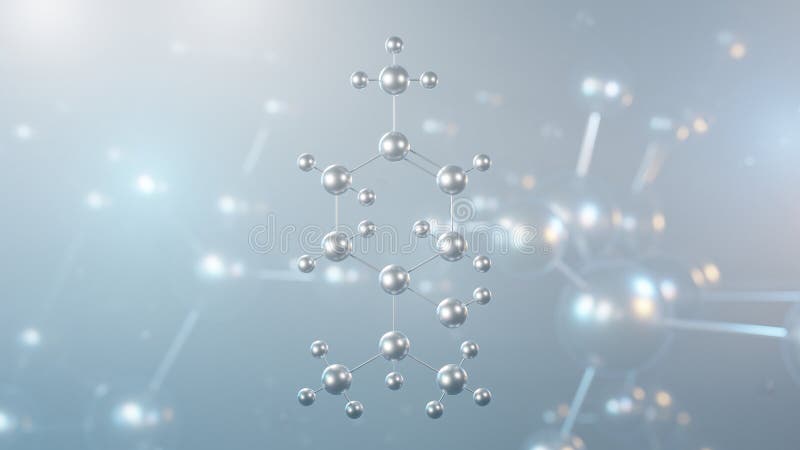 Terpinen-4-ol Molecular Structure, 3d Model Molecule, Isomer of ...