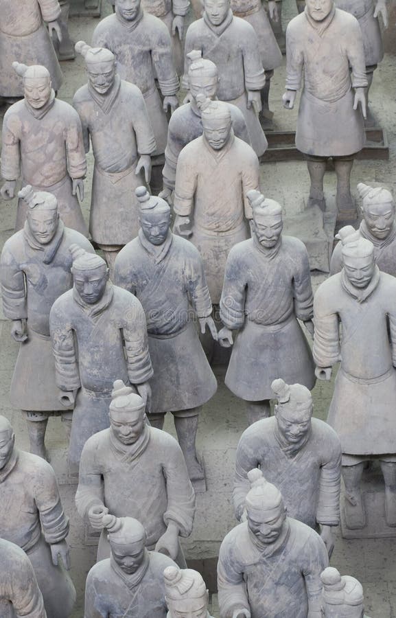 Terra Cotta Warriors Statues Editorial Stock Photo - Image of king ...
