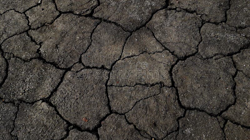 A Terra Estalada Da Seca Do Solo Sem Plantas. Imagem de Stock - Imagem ...