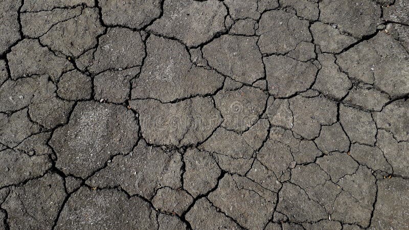 A Terra Estalada Da Seca Do Solo Sem Plantas. Foto de Stock - Imagem de ...