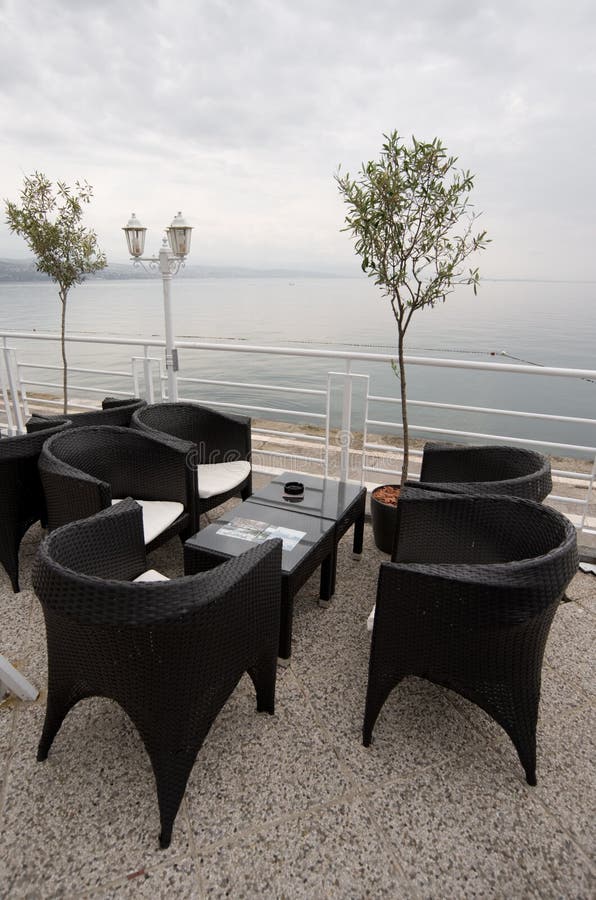 Terrace bar stock image. Image of coast, relaxation, holiday - 19849559