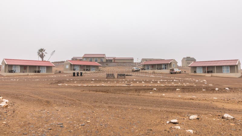 Terrace Bay Resort, Skeleton Coast, Namibia. Stock Image - Image of ...