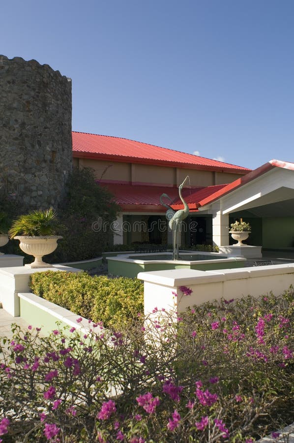 Terrace and Resort Building Stock Photo - Image of sandals, hideaway ...