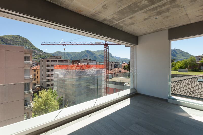 Terrace of a building stock image. Image of estate, exterior - 74055089