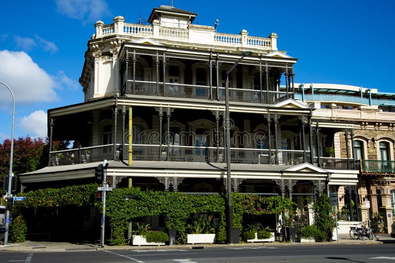 Terrace Building stock image. Image of green, adelaide - 275022825