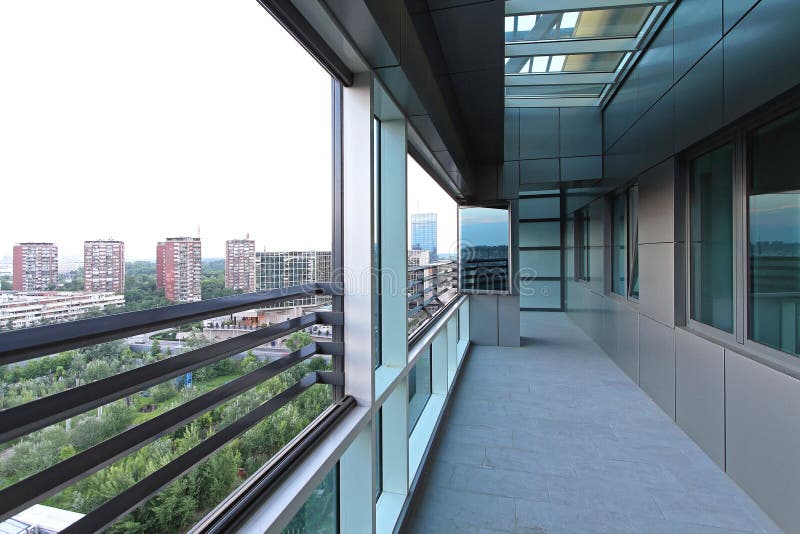 Terrace stock image. Image of windows, view, house, apartment - 62755693