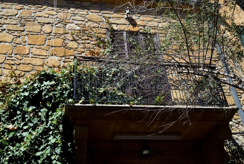 Terrace Overgrown with Plants Stock Photo - Image of plant, home: 353794310