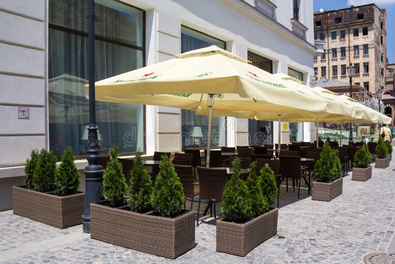 Terrace of a restaurant editorial photography. Image of classic - 25390647