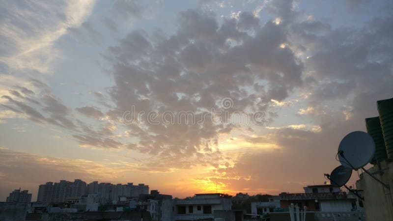 Terrace sunset stock photo. Image of evening, sunset - 96834742