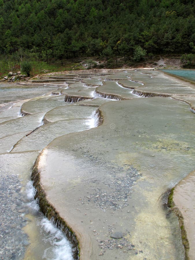 Terrace - Yunan White Water River Terraces Stock Image - Image of ...