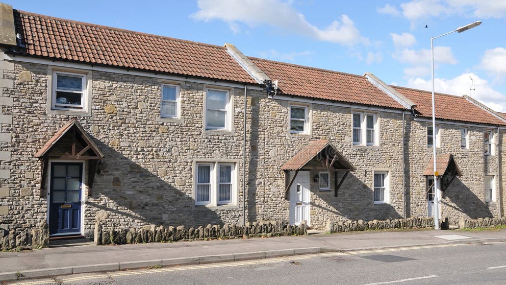 Terraced Houses stock image. Image of britain, country - 20732891