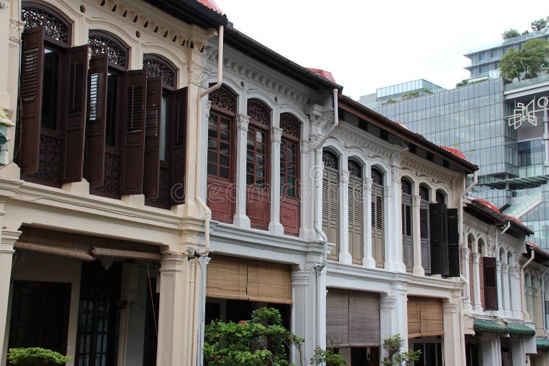 Two Facades of Terraced Houses in almost the Same Construction Stock ...
