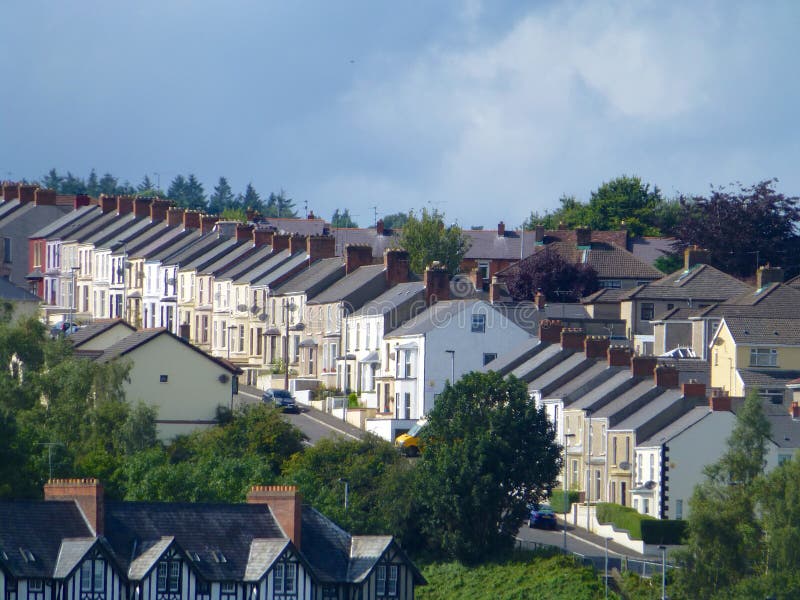 Terraced Housing. 1 stock photo. Image of housing, congested - 51787942