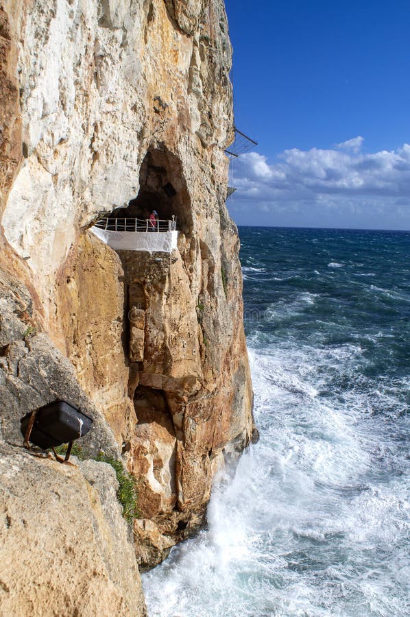 Terraces on Cliffs by the Sea Editorial Photography - Image of ...