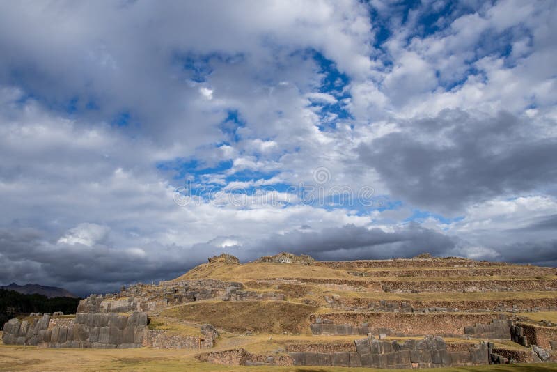 Terraces in the Hills of Peru Stock Photo - Image of peruvian, building ...