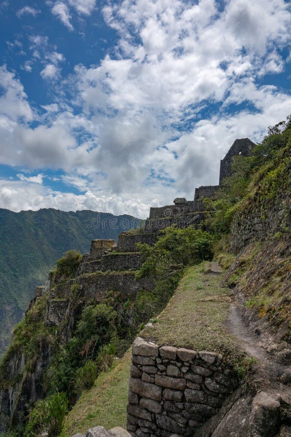 Terraces of Machu Picchu stock image. Image of mystery - 156047105