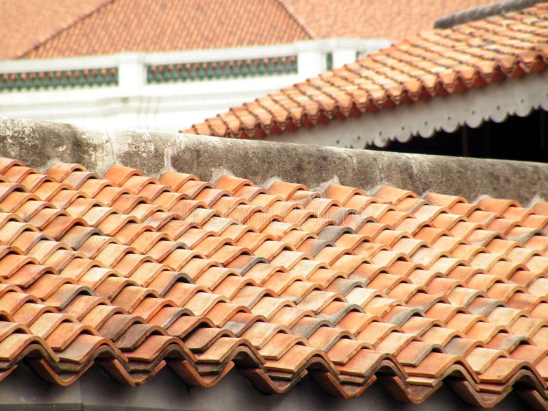 Terracota roofs stock image. Image of tiled, architecture - 1549109