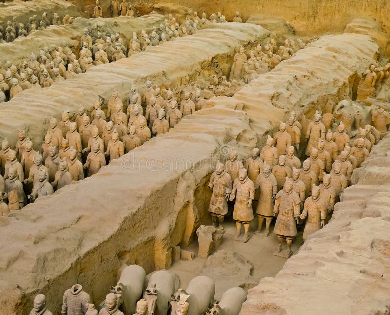 Terracotta army editorial photo. Image of emperor, figure - 29370626