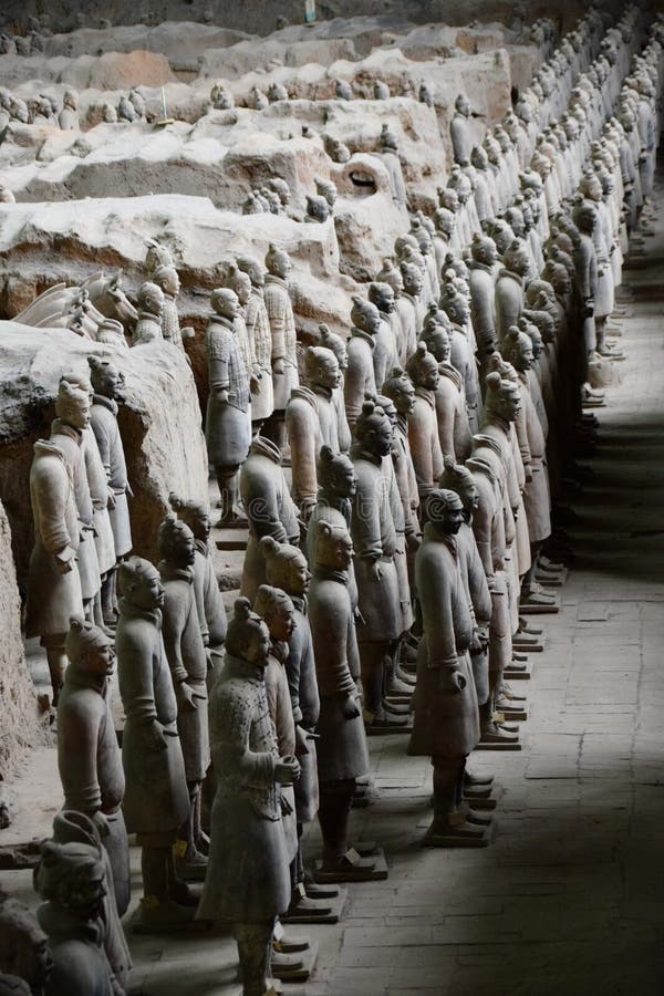 Terracotta Army Figures at Xi an, Shaanxi, China. November 4, 2018 ...
