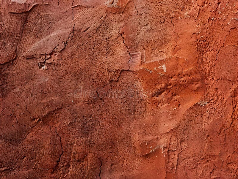Terracotta Clay Wall Texture with Cracks and Glaze Stock Illustration ...