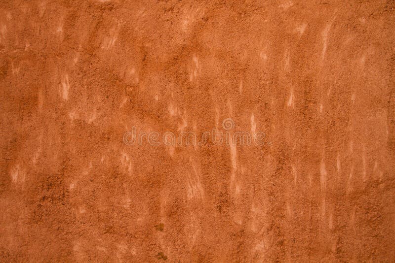 Terracotta Colored Concrete Wall Stock Photo - Image of cotta, gypsum ...
