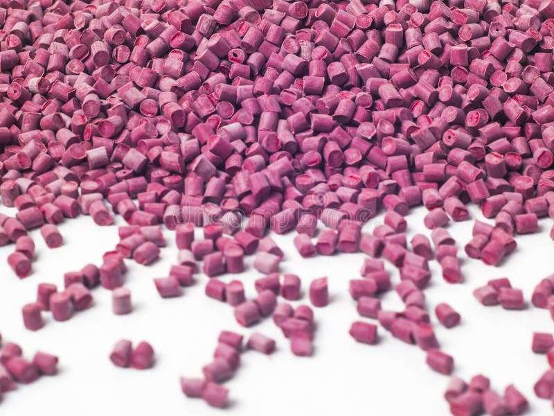 Terracotta Colored Maaterbatch Granules Stock Photo - Image of industry ...