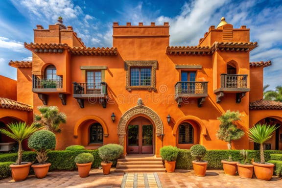 Terracotta Exterior Accents a Study in Architectural Harmony Featuring ...