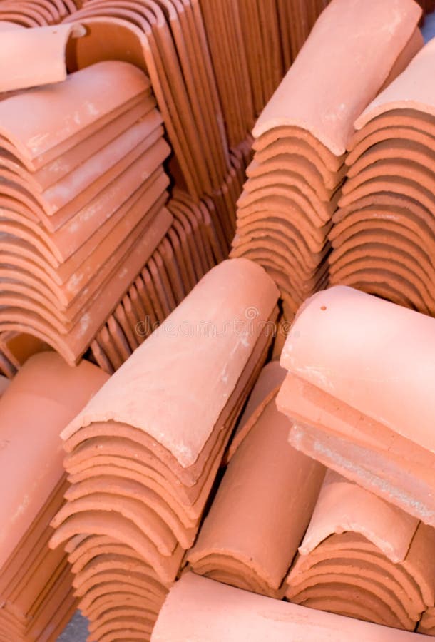 Terracotta Tile stock image. Image of tiling, natural - 6318097