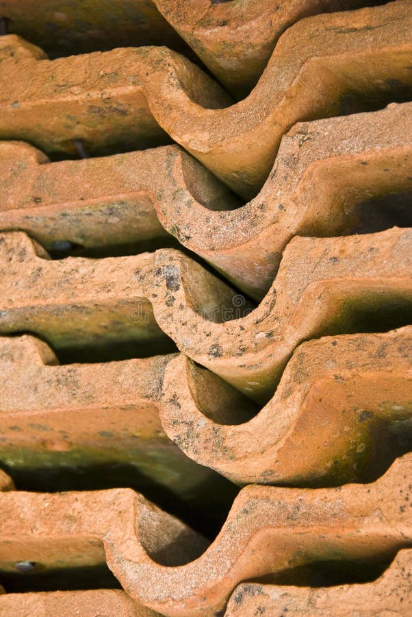 Terracotta Tiles stock image. Image of materials, background - 12974249