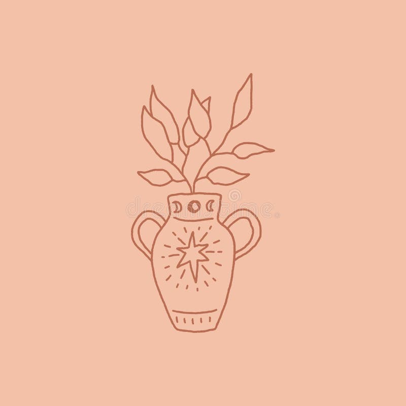 Terracotta Logo. Handmade Ceramic Studio or Shop. Clay Jug and Hands ...