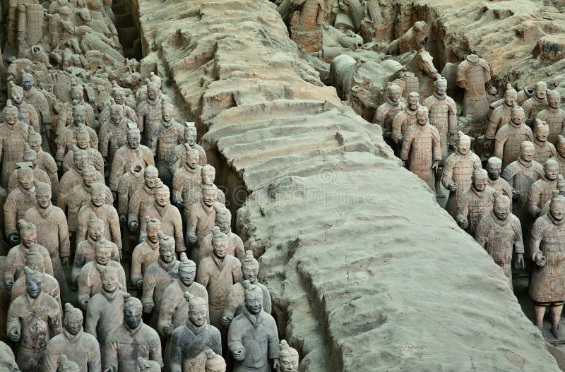 Qin Dynasty Terracotta Army, Xian (Sian), China Editorial Photography ...