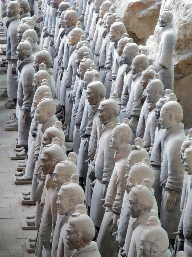Terracotta Warriors editorial stock image. Image of sculpture - 4776129
