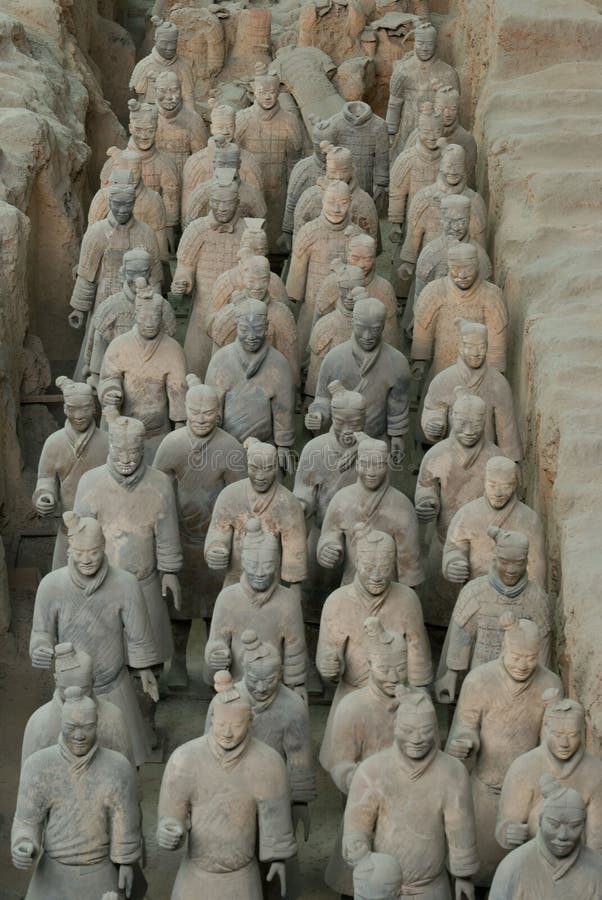The Terracotta Warriors stock image. Image of figurine - 5149443