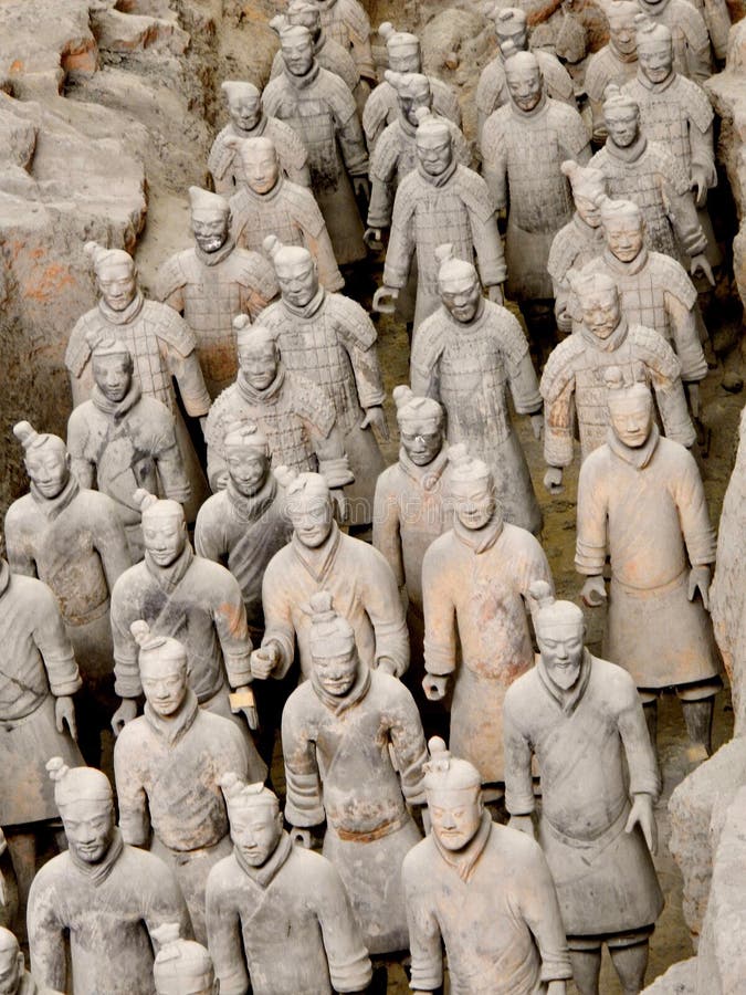 Het Leger Van Het Terracotta - China Stock Foto - Afbeelding bestaande ...