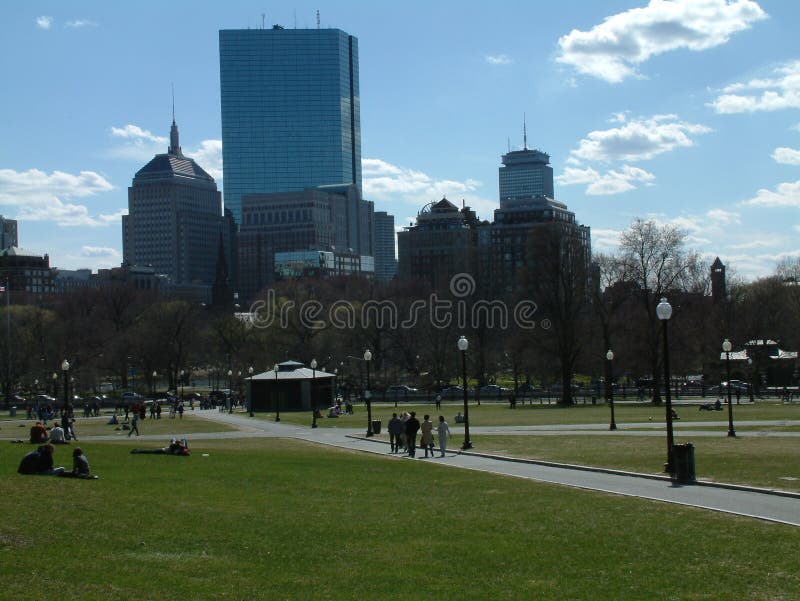 Terrain Communal 2 De Boston Photo éditorial - Image du herbe, boston ...