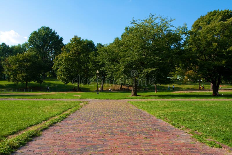 Terrain communal de Boston photo stock. Image du métropole - 16082114