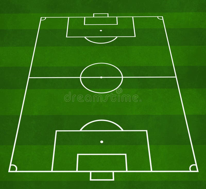 Terrain de football illustration stock. Illustration du pã©nalitã ...