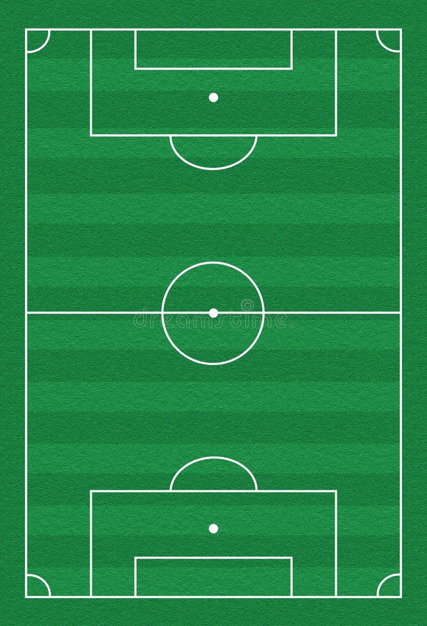 Terrain de football illustration stock. Illustration du tactique - 9728800